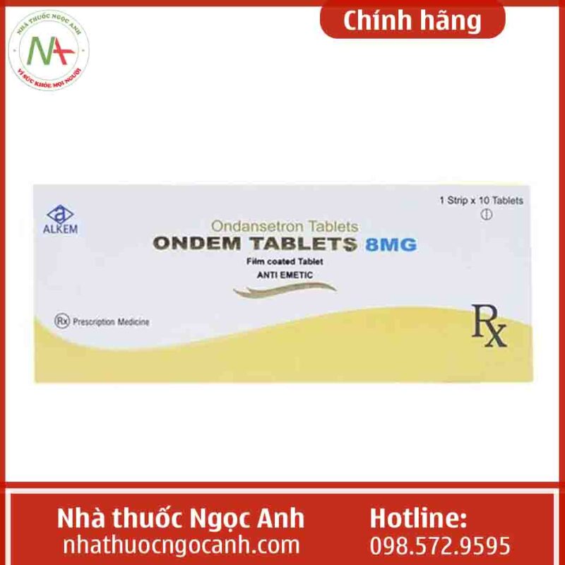 Thuốc Ondem Tablets 8mg có tác dụng gì, giá bao nhiêu, mua ở đâu