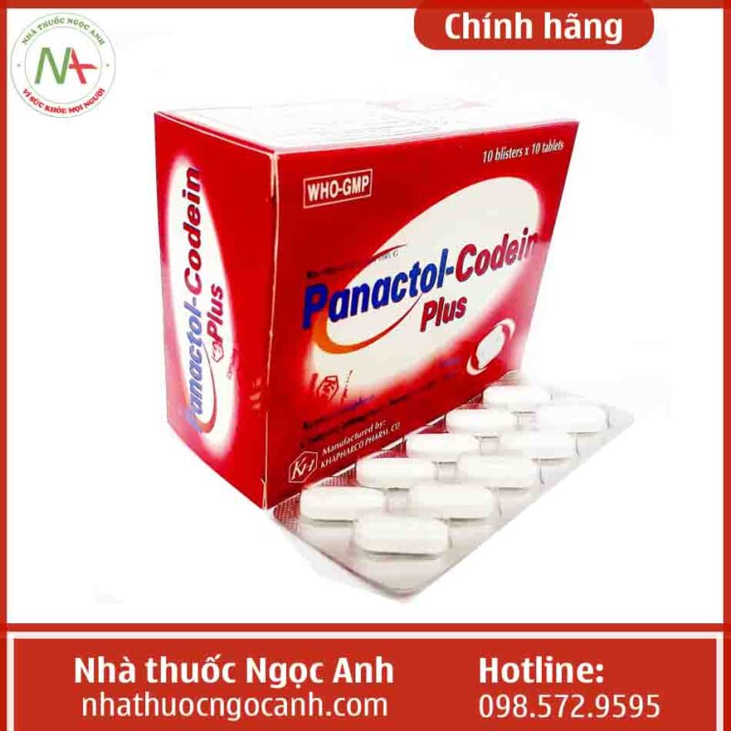 Thuốc Panactol Codein plus: Công dụng, liều dùng, lưu ý tác dụng