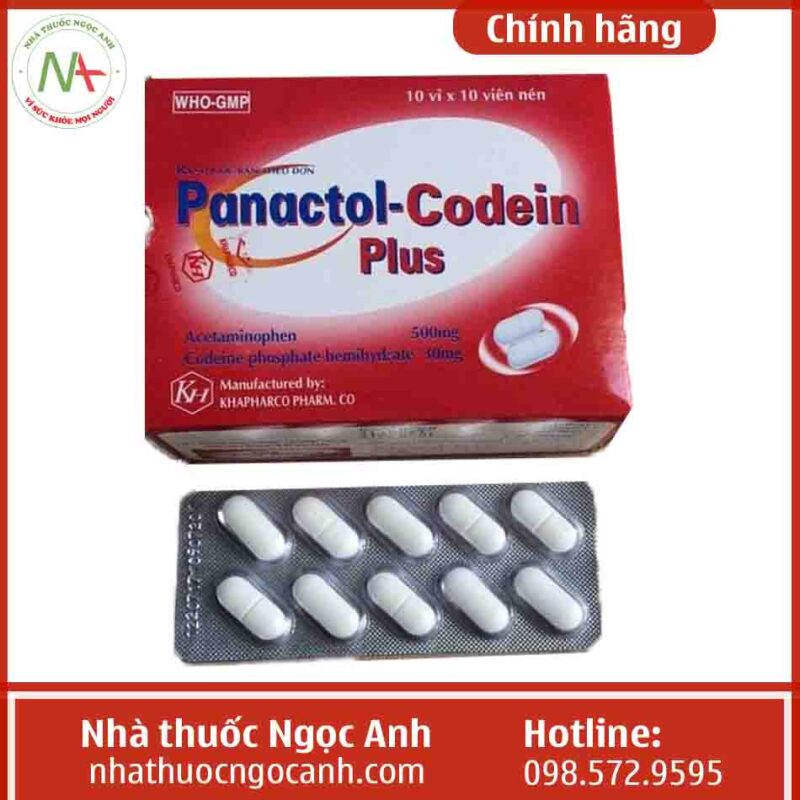 Thuốc Panactol Codein plus: Công dụng, liều dùng, lưu ý tác dụng