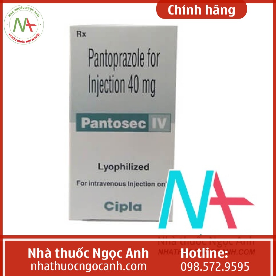 Thuốc Pantosec IV: Công dụng, liều dùng, mua ở đâu, giá bao nhiêu