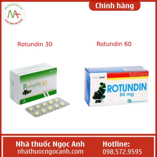 Thuốc Rotundin 60mg Donai Pharm là thuốc gì, mua ở đâu, giá bao nhiêu