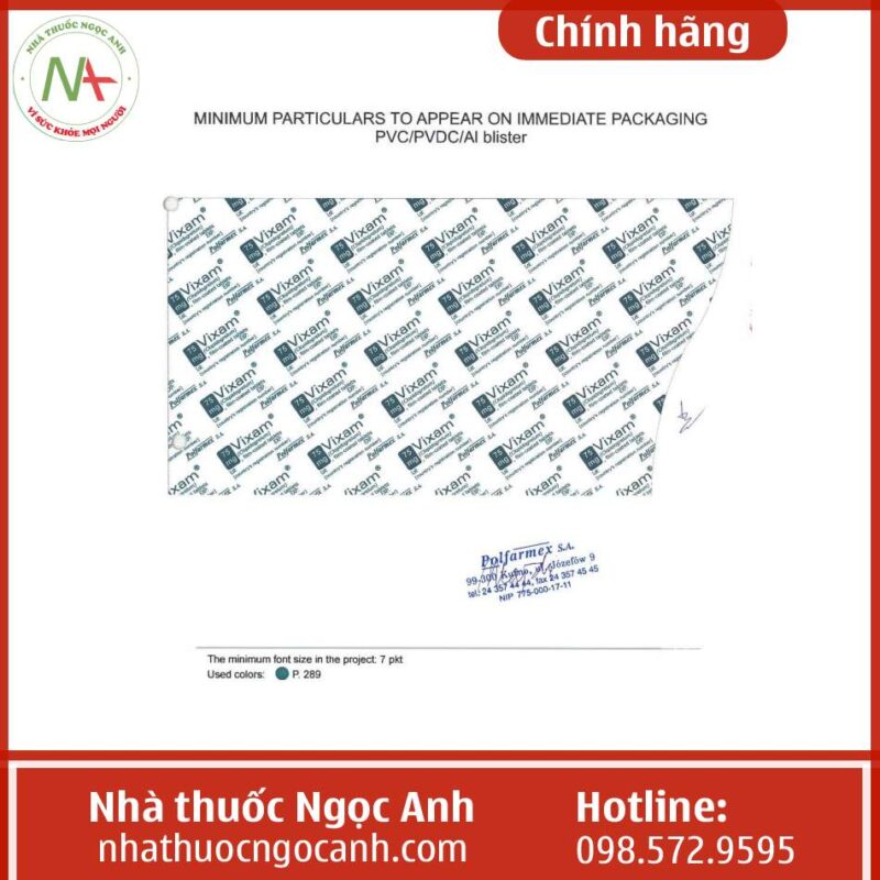 Thuốc Vixam là thuốc gì, có tác dụng gì, giá bao nhiêu, mua ở đâu