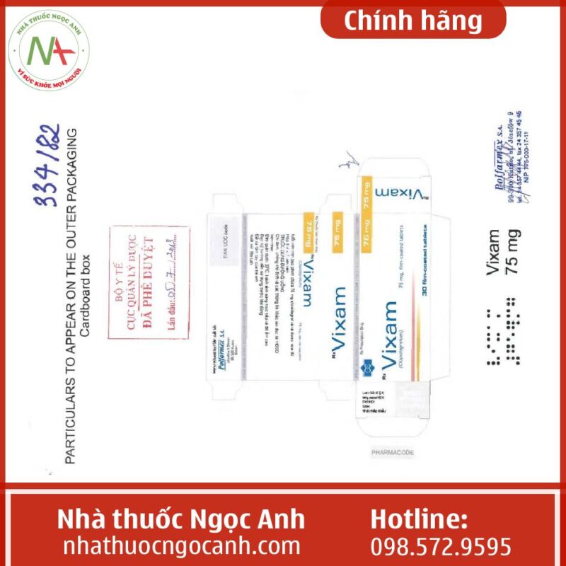 Thuốc Vixam là thuốc gì, có tác dụng gì, giá bao nhiêu, mua ở đâu