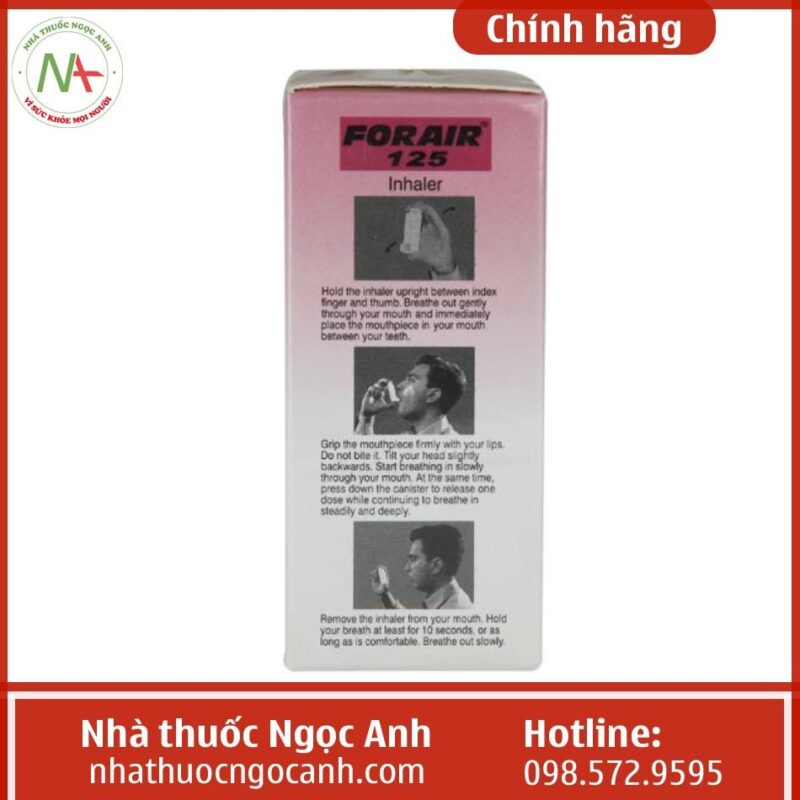 Thuốc Forair 125 inhaler có tác dụng gì, giá bao nhiêu, mua ở đâu?