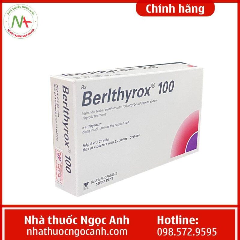 Thuốc Berlthyrox 100 uống trước hay sau ăn, giá bao nhiêu, mua ở đâu?