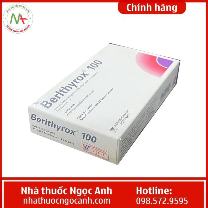 Thuốc Berlthyrox 100 uống trước hay sau ăn, giá bao nhiêu, mua ở đâu?