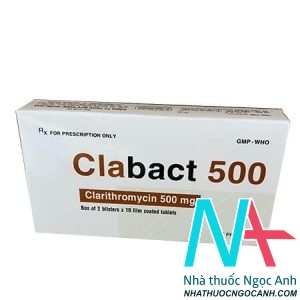 Thuốc Clabact 500: Công dụng, liều dùng, lưu ý tác dụng phụ, giá bán