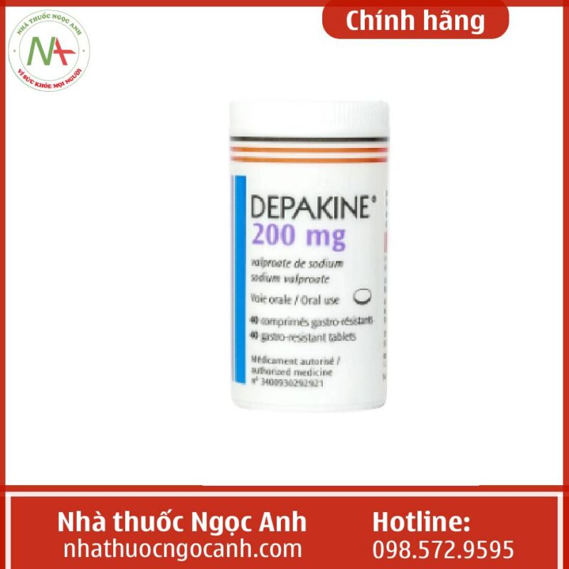 Thuốc Depakine 200mg có tác dụng gì, giá bao nhiêu, mua ở đâu?