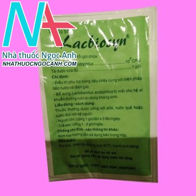 Thuốc Lacbiosyn: Công dụng, liều dùng, lưu ý tác dụng phụ, giá bán