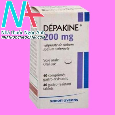 Thuốc Depakine 200mg: Công dụng, liều dùng, tác dụng phụ, giá bán