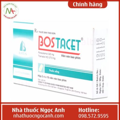 Thuốc Bostacet là thuốc gì, tác dụng, giá bao nhiêu, mua ở đâu
