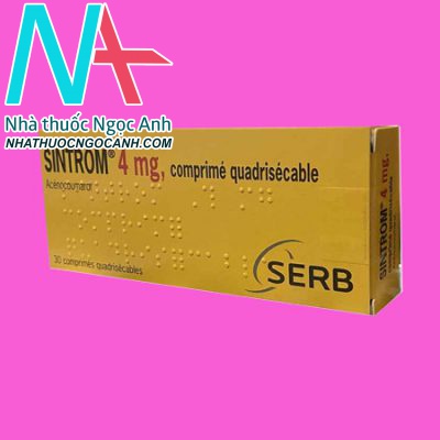 Thuốc Sintrom 4mg: Công dụng, liều dùng, lưu ý tác dụng phụ, giá bán