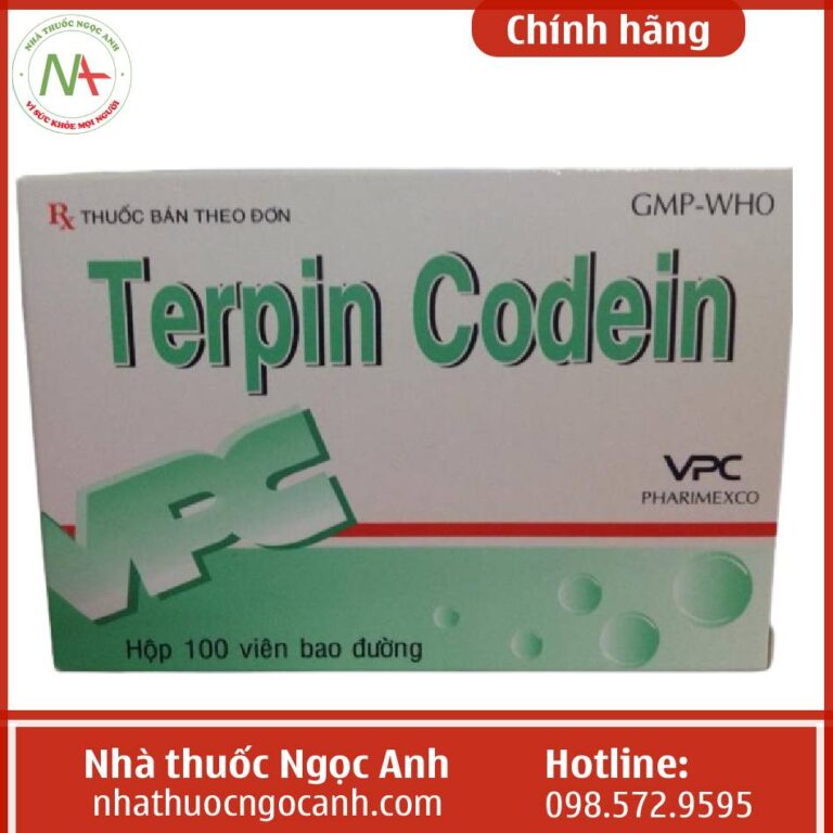 Thuốc Terpin Codein VPC là thuốc gì? mua ở đâu, giá bao nhiêu?