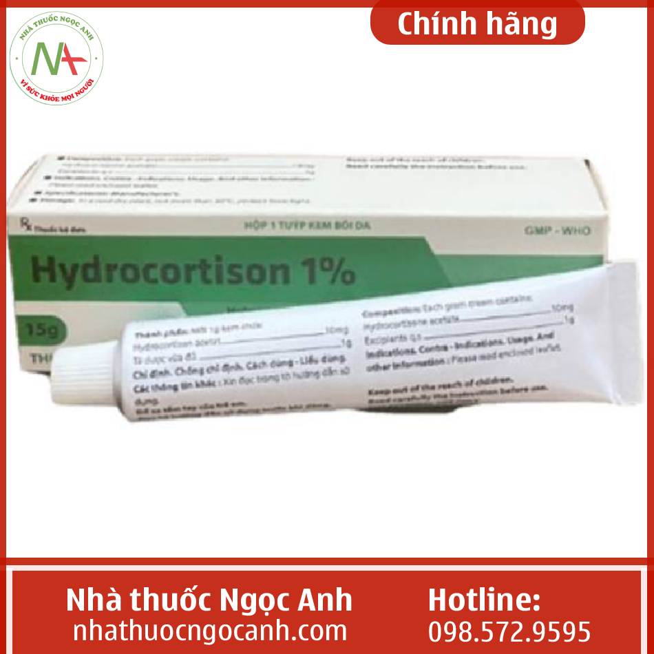 Thuốc Hydrocortison 1% VCP có tác dụng gì, mua ở đâu, giá bao nhiêu?