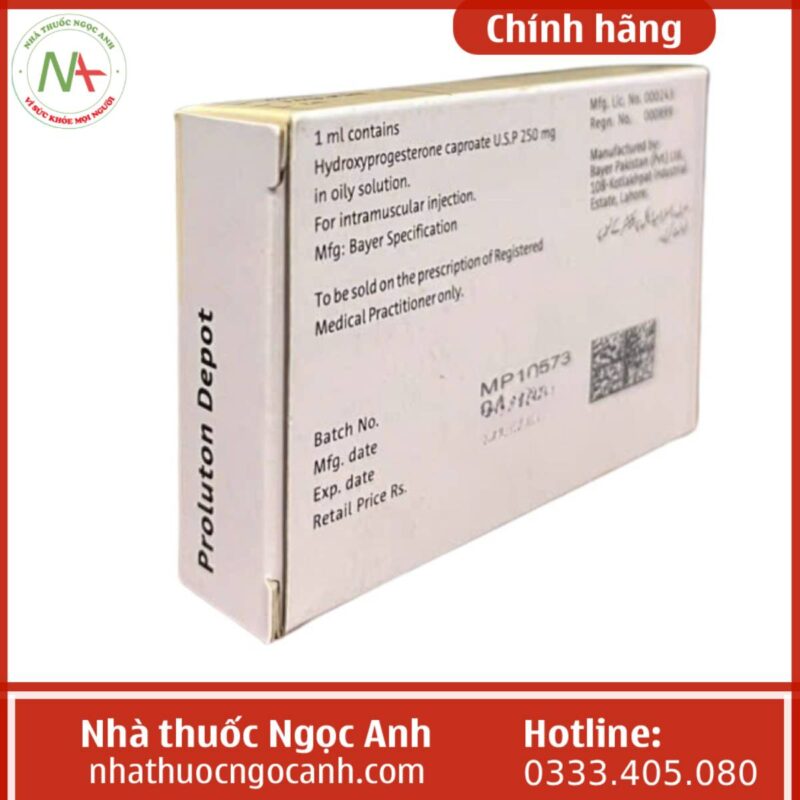 Thuốc Proluton Depot 250mg là thuốc gì, giá bao nhiêu, mua ở đâu