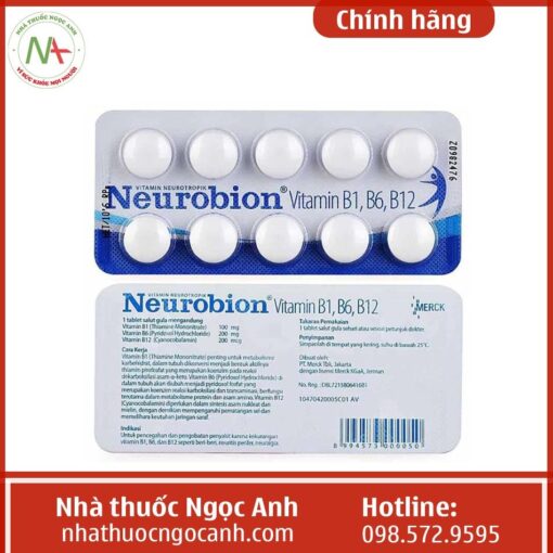 Thuốc Neurobion Merck của nước nào, giá bao nhiêu, mua ở đâu?