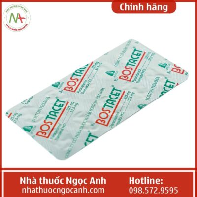 Thuốc Bostacet là thuốc gì, tác dụng, giá bao nhiêu, mua ở đâu