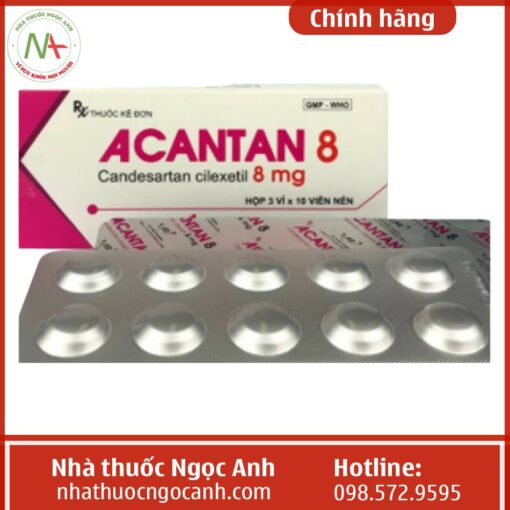 Thuốc Acantan 8 là thuốc gì, có tác dụng gì, giá bao nhiêu, mua ở đâu
