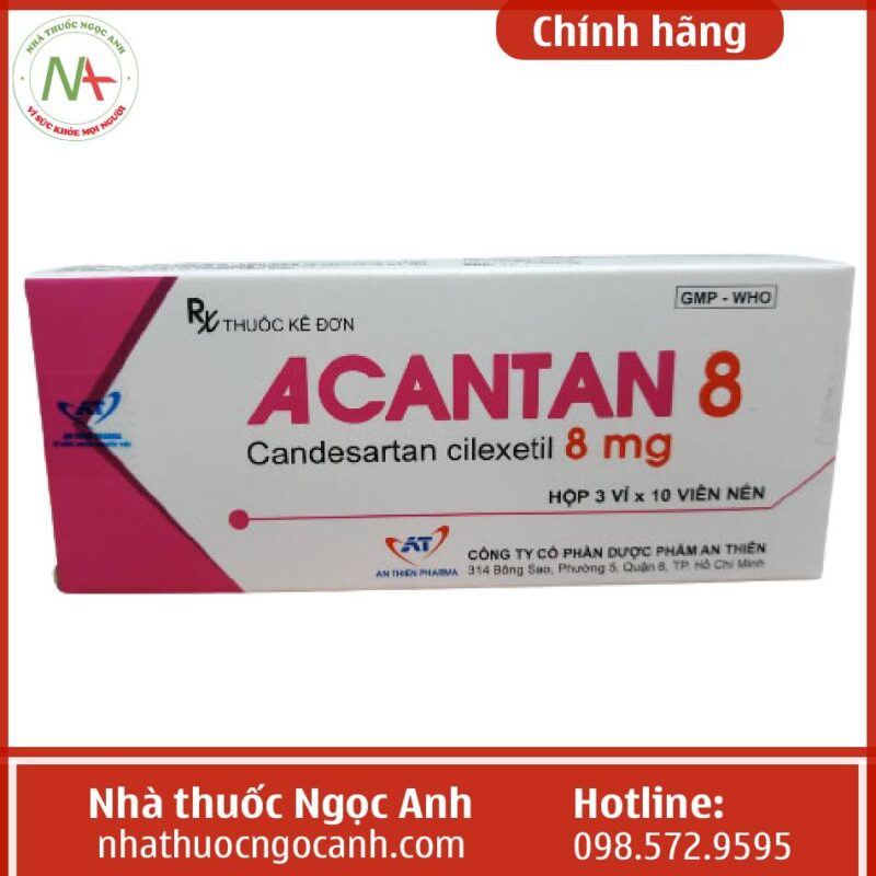 Thuốc Acantan 8 là thuốc gì, có tác dụng gì, giá bao nhiêu, mua ở đâu