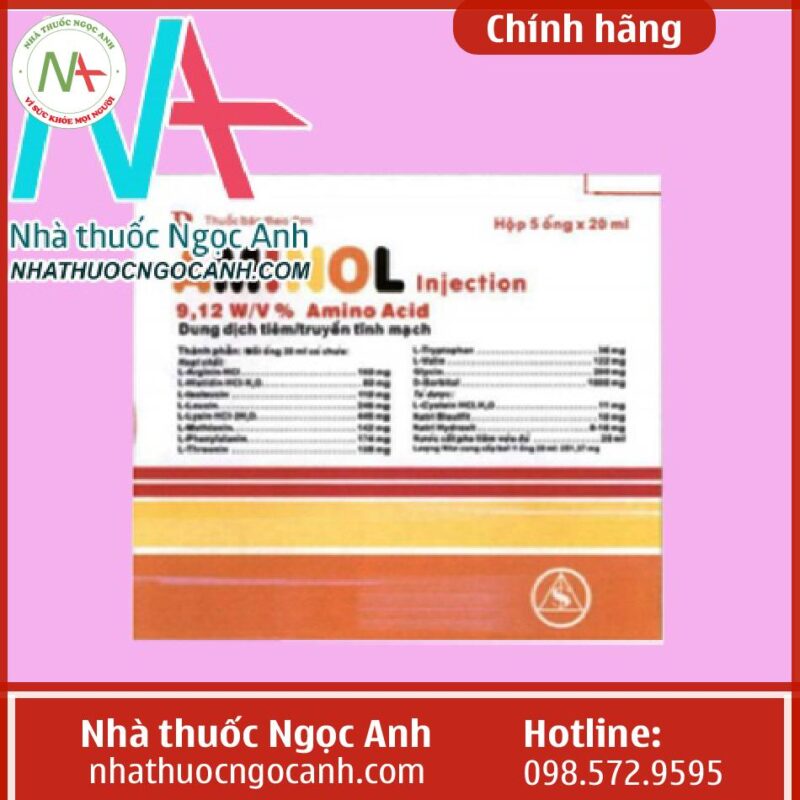 Thuốc Aminol Injection: Công dụng, mua ở đâu, giá bao nhiêu?