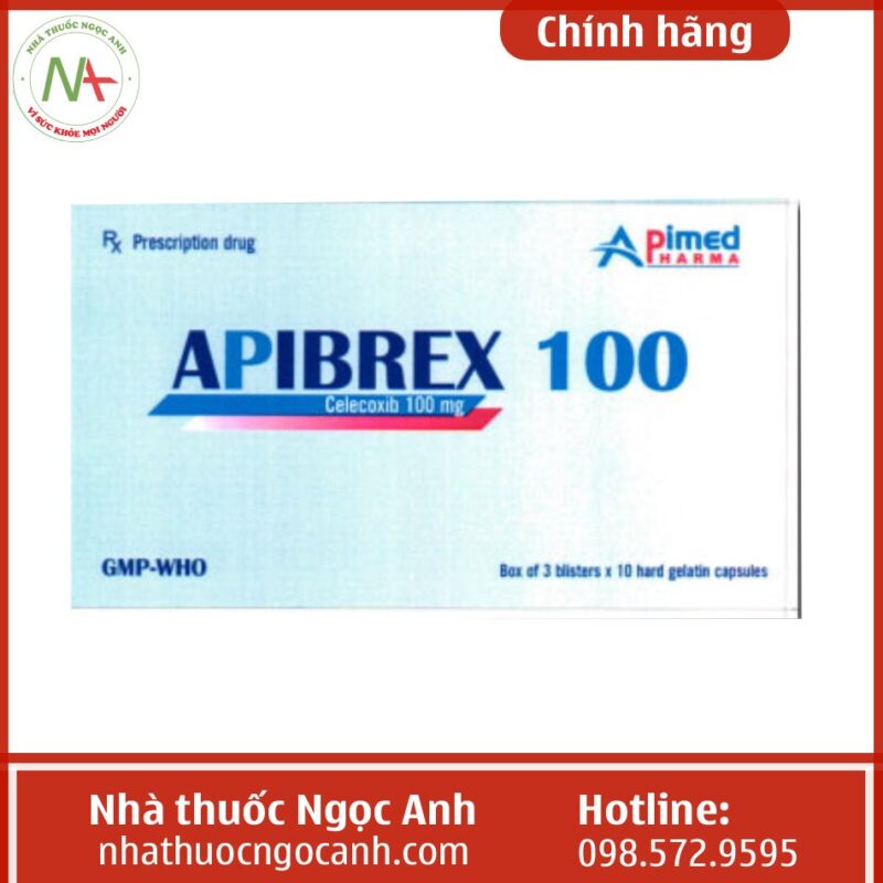Thuốc Apibrex 100 là thuốc gì, có tác dụng gì, mua ở đâu, giá bao nhiêu?