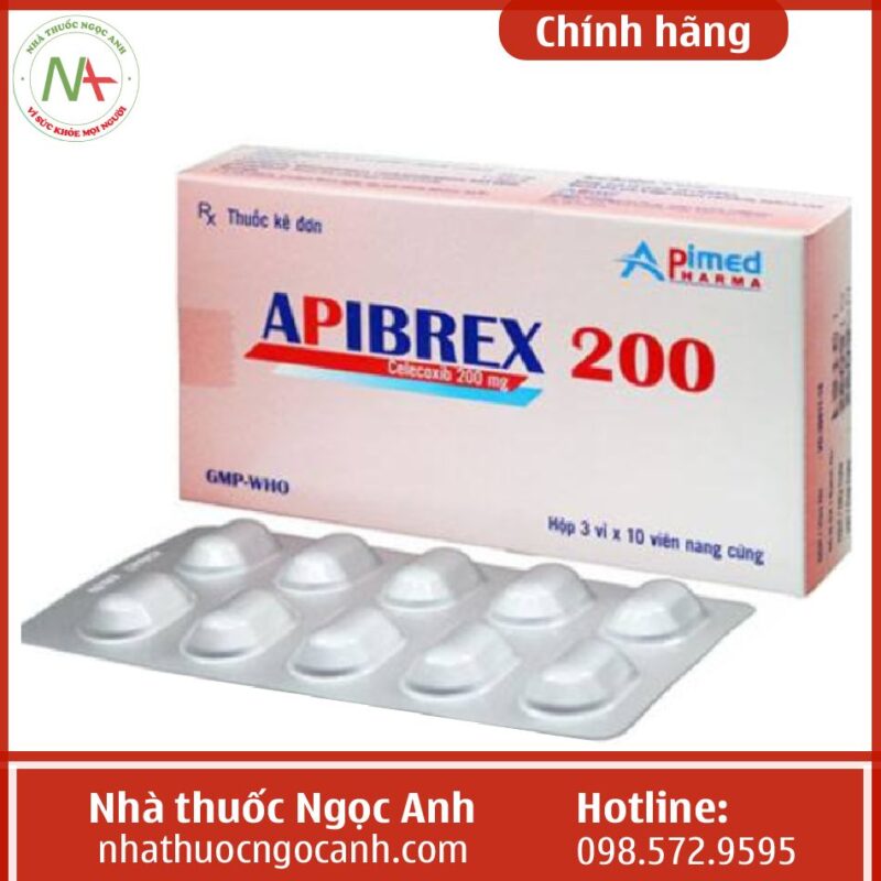 Thuốc Apibrex 200 là thuốc gì, có tác dụng gì, mua ở đâu, giá bao nhiêu?