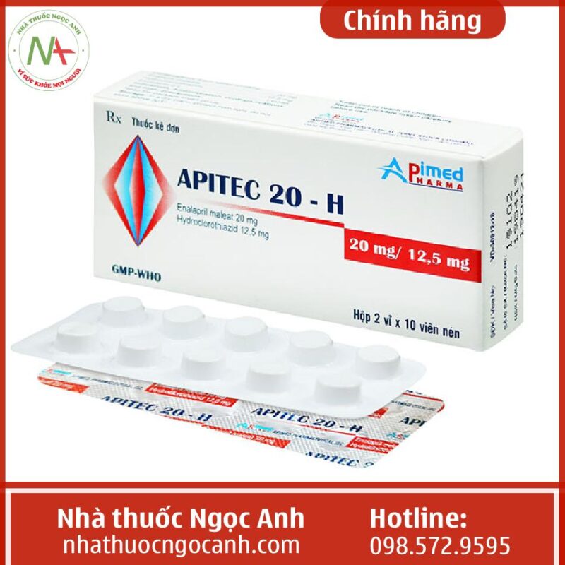 Thuốc Apitec 20 – H có tác dụng gì, mua ở đâu, giá bao nhiêu?
