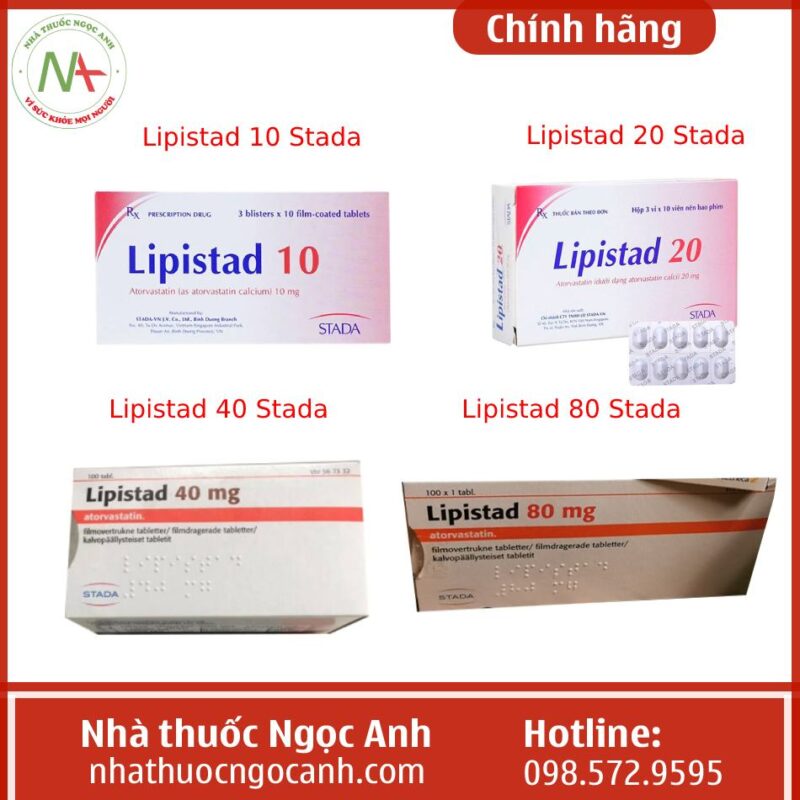 Thuốc Lipistad 20 Stada là thuốc gì, mua ở đâu, giá bao nhiêu?