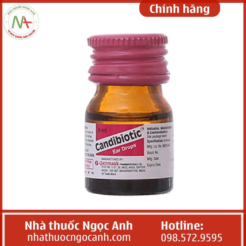 Thuốc Candibiotic Ear drops là thuốc gì, mua ở đâu, giá bao nhiêu?