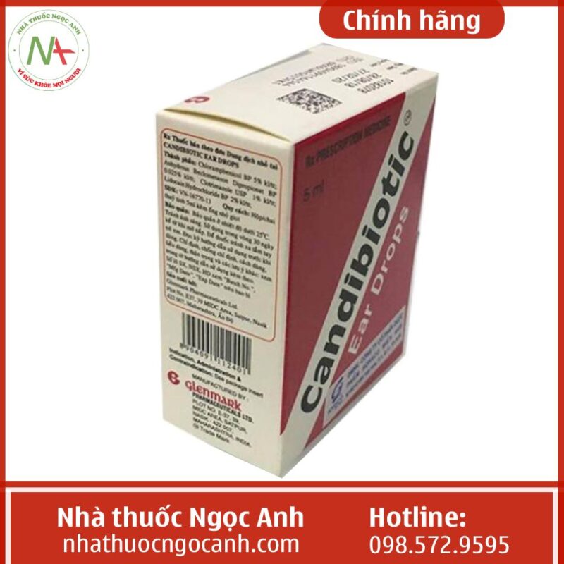 Thuốc Candibiotic Ear drops là thuốc gì, mua ở đâu, giá bao nhiêu?