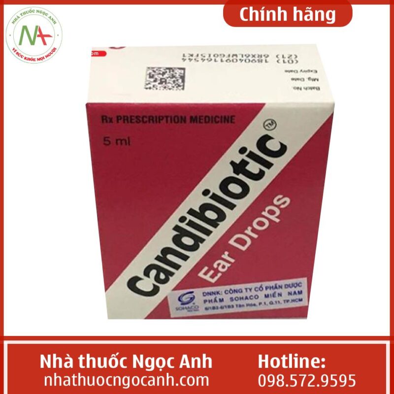 Thuốc Candibiotic Ear drops là thuốc gì, mua ở đâu, giá bao nhiêu?