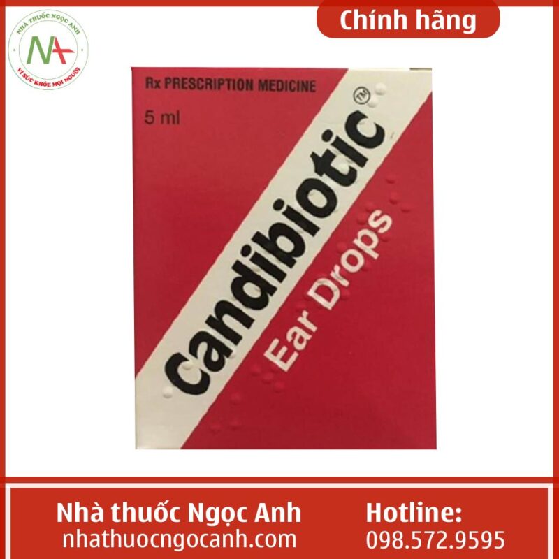 Thuốc Candibiotic Ear drops là thuốc gì, mua ở đâu, giá bao nhiêu?