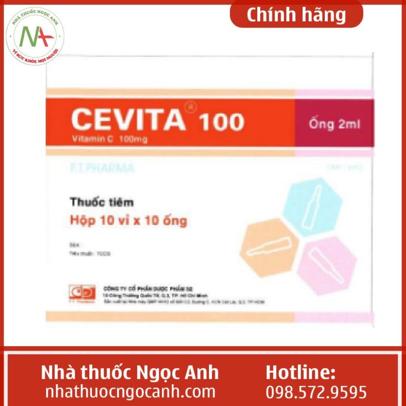 Thuốc Cevita 100 là thuốc gì, có tác dụng gì, mua ở đâu. giá bao nhiêu?