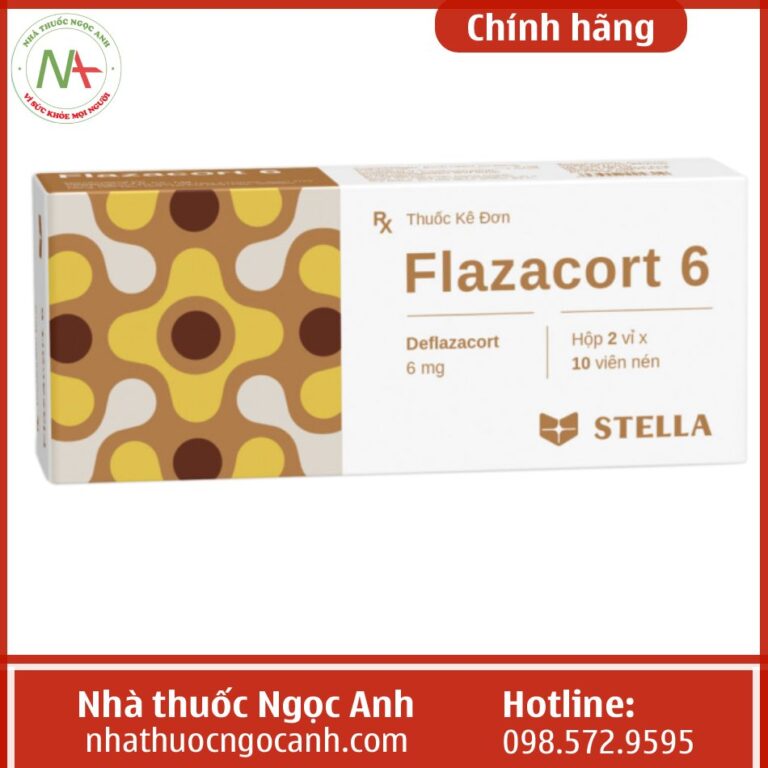 Thuốc Flazacort 6 mg Stella hộp 2 vỉ x 10 viên giá bao nhiêu, mua ở đâu