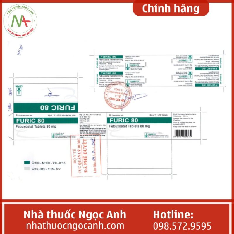 Thuốc Furic 80 là thuốc gì, có tác dụng gì, giá bao nhiêu, mua ở đâu