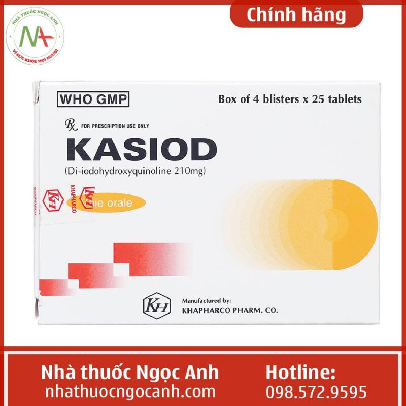 Diiodohydroxyquinoline là thuốc gì? Thuộc nhóm thuốc nào? Cách sử dụng
