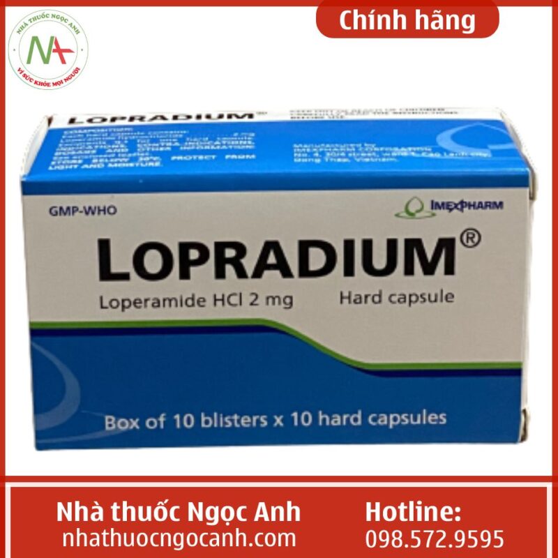 Thuốc Lopradium 2mg là thuốc gì, liều dùng, giá bao nhiêu, mua ở đâu?