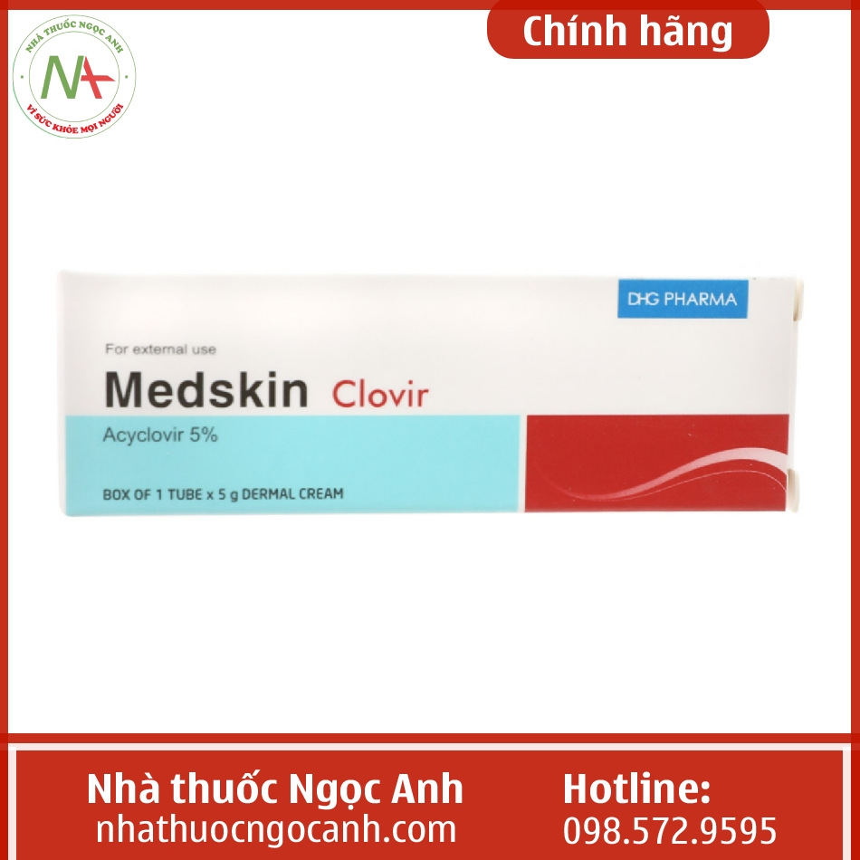 Thuốc Medskin Acyclovir là thuốc gì, giá bao nhiêu, mua ở đâu?