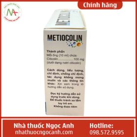Thuốc Metiocolin 10ml là thuốc gì, uống lúc nào, giá bao nhiêu, mua ở đâu?