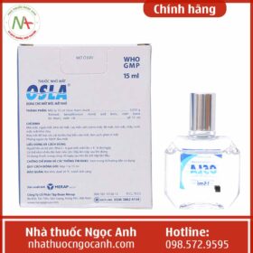 Thuốc nhỏ mắt Osla 15ml có tốt không, giá bao nhiêu, mua ở đâu?