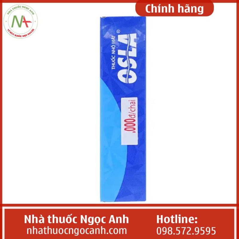 Thuốc nhỏ mắt Osla 15ml có tốt không, giá bao nhiêu, mua ở đâu?