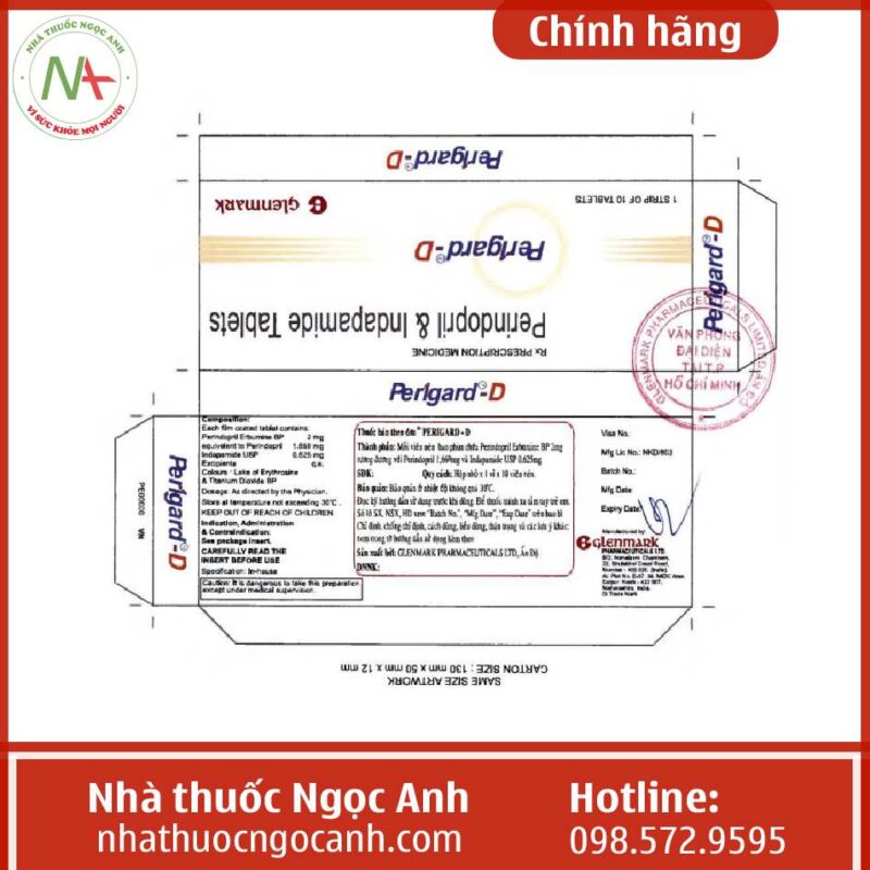 Thuốc Perigard-D là thuốc gì, có tác dụng gì, mua ở đâu, giá bao nhiêu?