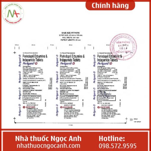Thuốc Perigard-D là thuốc gì, có tác dụng gì, mua ở đâu, giá bao nhiêu?