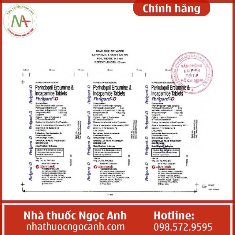 Thuốc Perigard-D là thuốc gì, có tác dụng gì, mua ở đâu, giá bao nhiêu?