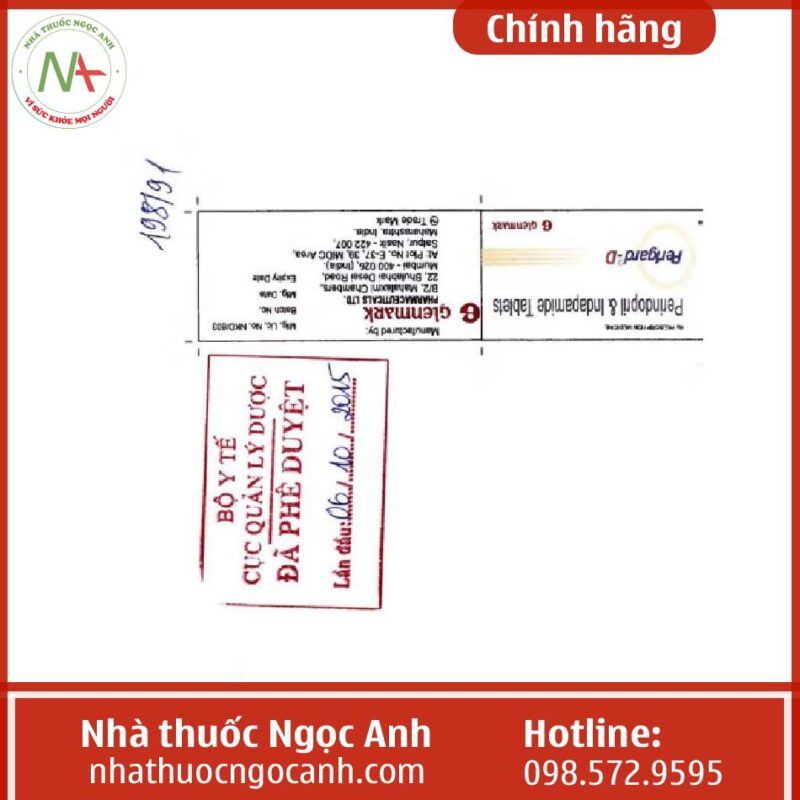 Thuốc Perigard-D là thuốc gì, có tác dụng gì, mua ở đâu, giá bao nhiêu?