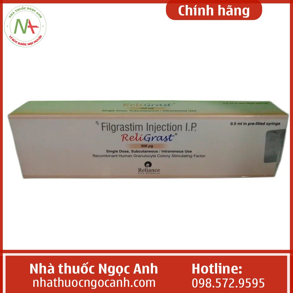 Filgrastim - Nhà thuốc online Ngọc Anh chuyên mua bán thuốc trực tuyến ...