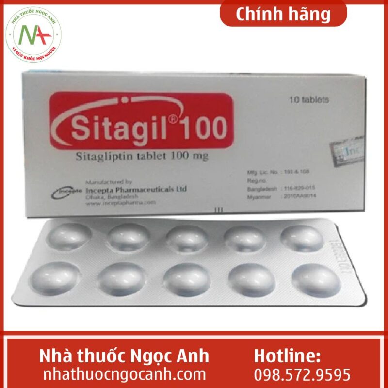 Thuốc Sitagil 100 mg là thuốc gì, tác dụng gì, mua ở đâu, giá bao nhiêu?