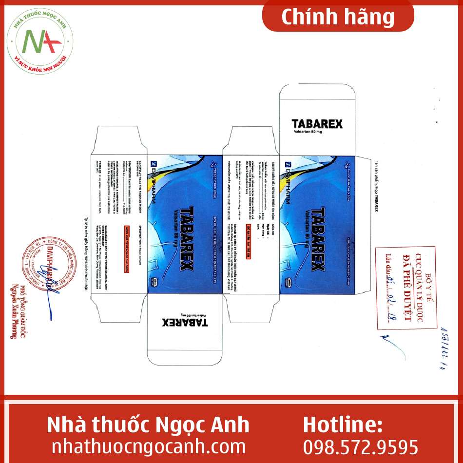 Thuốc Tabarex: Công dụng, liều dùng, mua ở đâu, giá bao nhiêu?