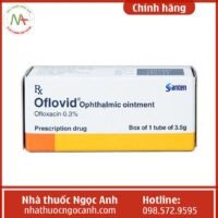 Thuốc mỡ tra mắt Oflovid 0.3% có tác dụng gì, mua ở đâu, giá bao nhiêu?