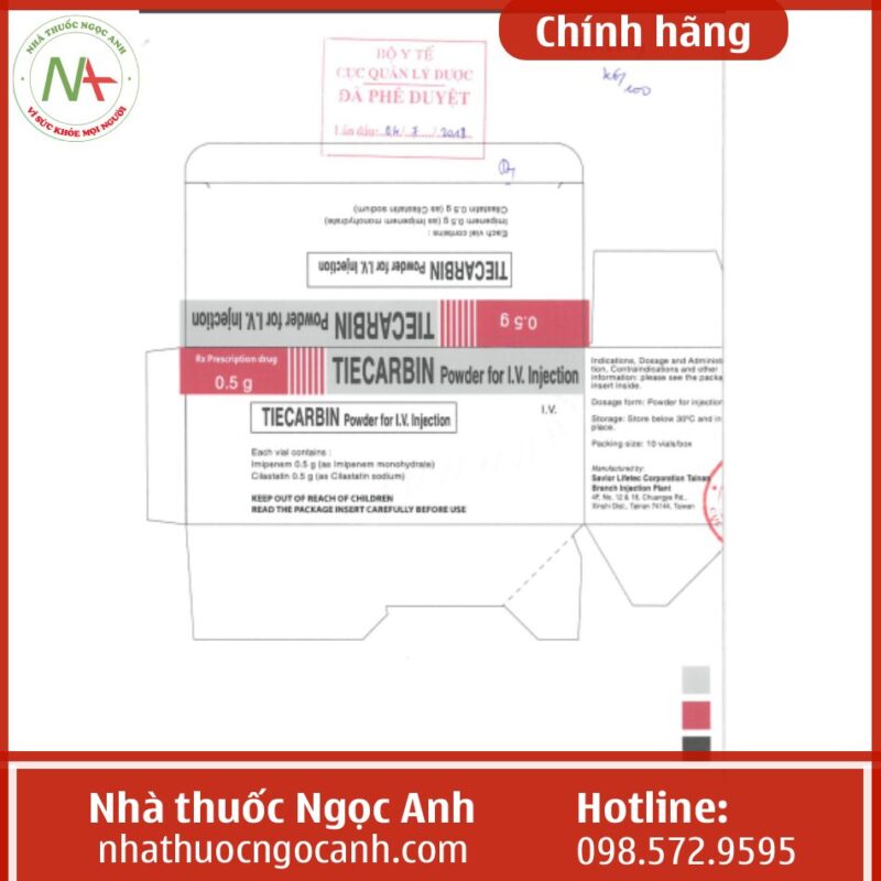 Imipenem thuộc nhóm nào, liều dùng cho trẻ em, tác dụng phụ?